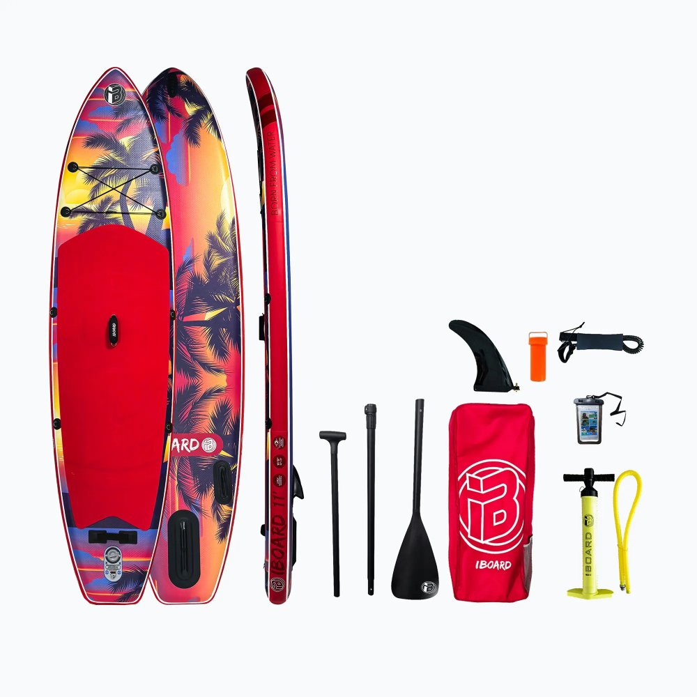paddleboard iBOARD 11' - 2 RED PALM :: SCHLAUCHBOOTE ESHOP